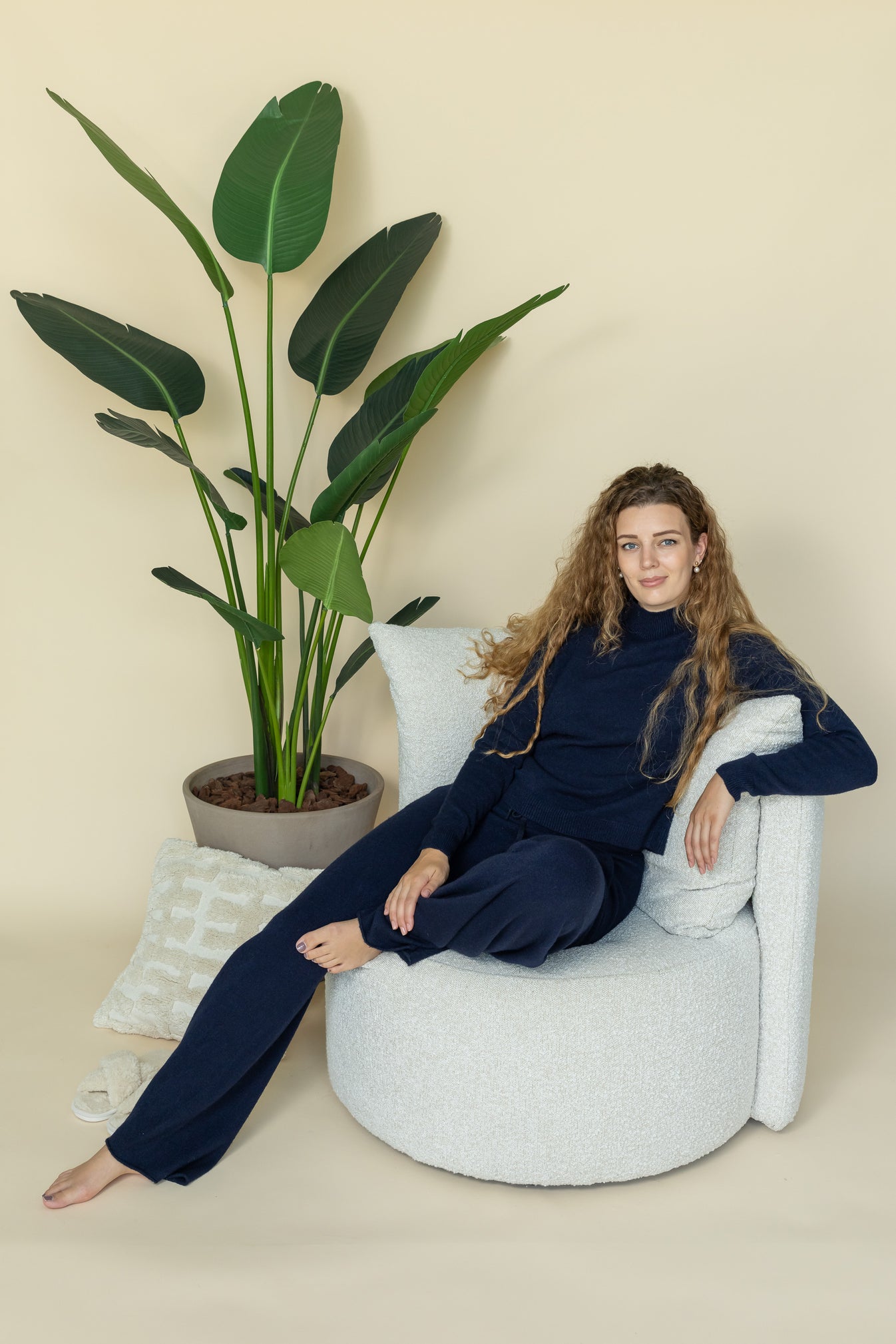 Luxe Dames Huispak Sophie - Navy